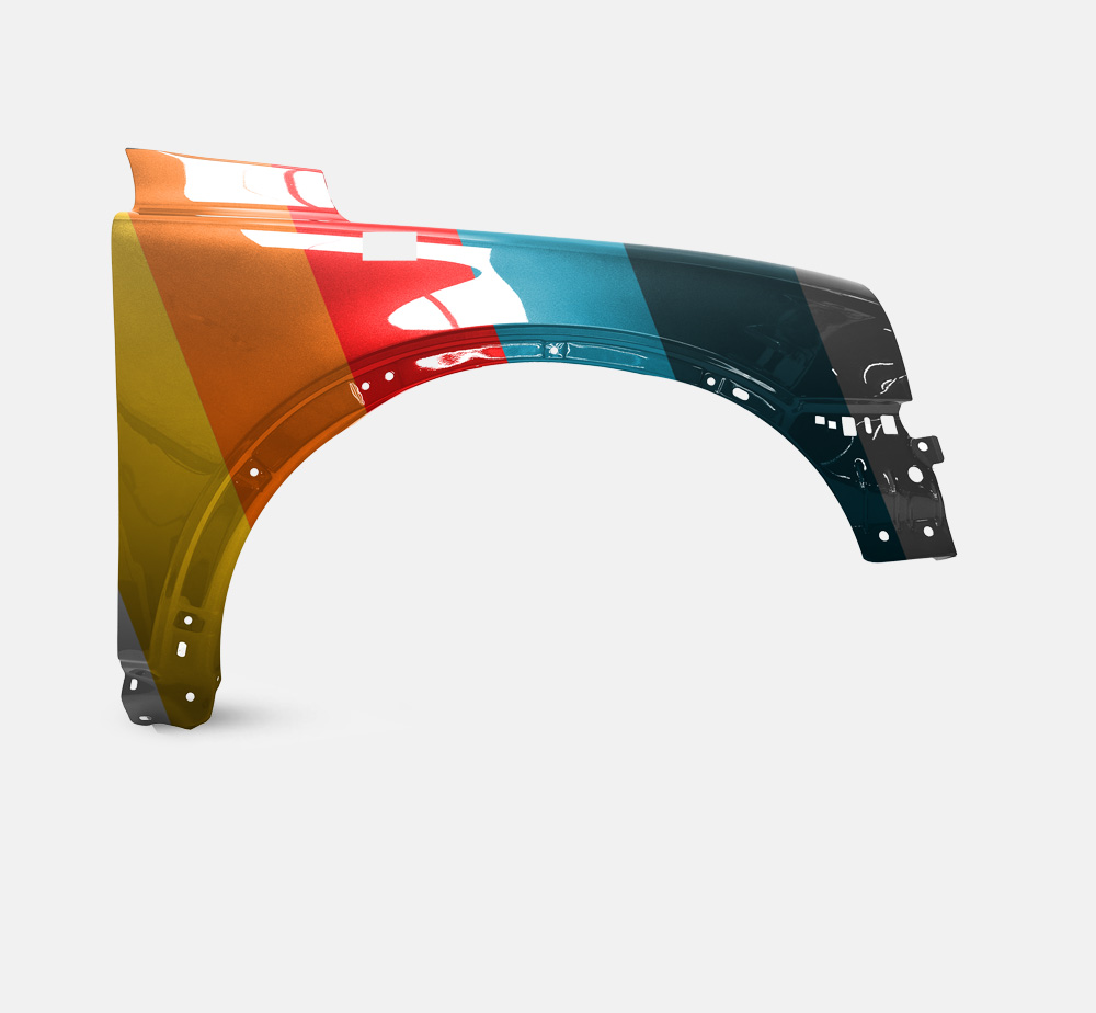 Painted Car Replacement Fenders - Painted Auto Parts