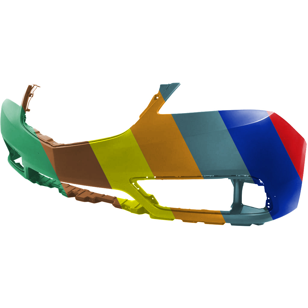 Painted Replacement Front Bumpers - Painted Auto Parts