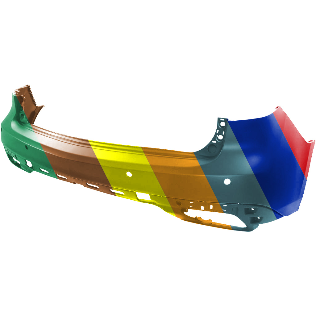 Replacement Painted Rear Bumpers - Painted Auto Parts