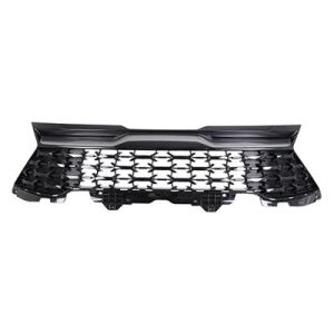 KIA SPORTAGE GRILLE PTD-BLACK W/SILVER MLDG (WO/CAMERA)(X-LINE/X-PRO ...