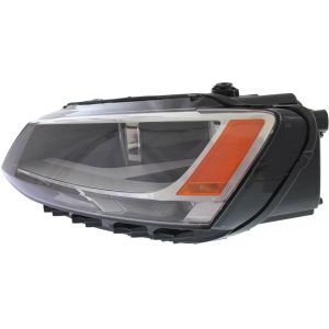 VOLKSWAGEN JETTA HYBRID HEAD LAMP ASSEMBLY LEFT (Driver Side) (HALOGEN ...